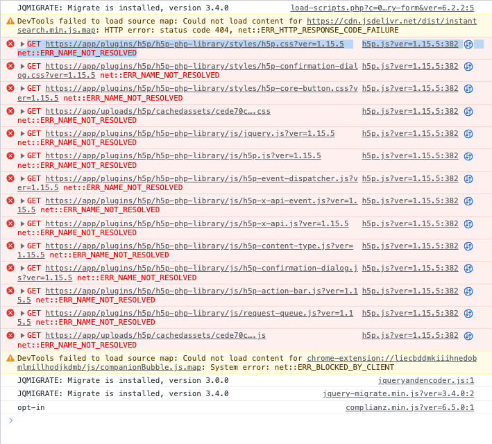 Problem with Bedrock WordPress | H5P